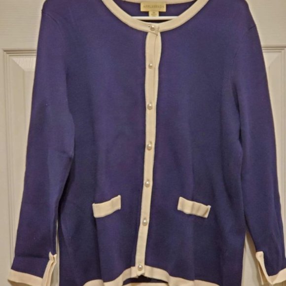 Appleseed's | Tops | New Appleseeds Womens Vintage Navy Blue Cardigan ...